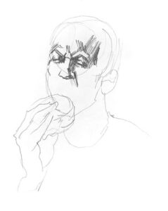 EAT drawing easy STEP BY STEP how to draw art realistic eating ...