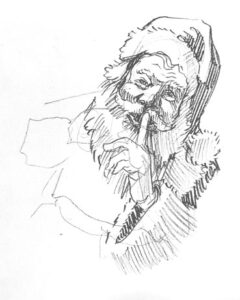 SANTA drawing easy STEP BY STEP how to draw art realistic Christmas ...