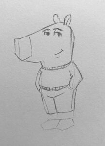 How to draw CHILL GUY drawing easy STEP BY STEP realistic realism ...