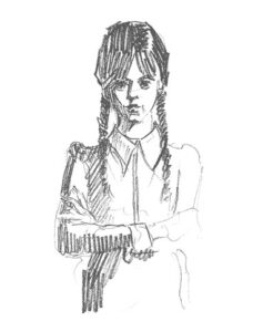 WEDNESDAY drawing easy STEP BY STEP how to draw art realistic netflix ...