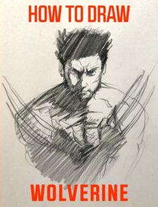 How to Draw WOLVERINE from XMEN Super Simple / Easy / Fast / Realistic ...